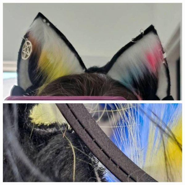 Calico Neko Ears | Realistic Calico Cat Ears | Anime Neko Ears | Cat ...