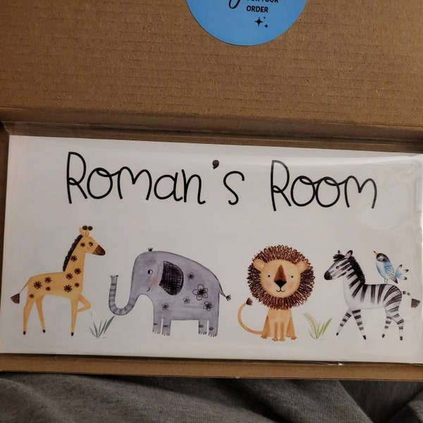 Farm Animal Door Sign, Farm Animal Plaque, Kids Plaque, Kids Sign ...