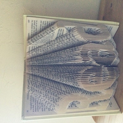 Folded Book Art Read - Etsy