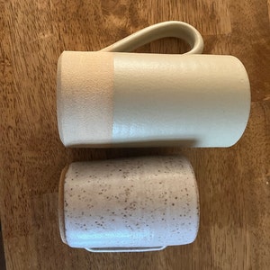 Medium Indent Ceramic Mug/thumbprint Tumblers/minimalist Tea - Etsy