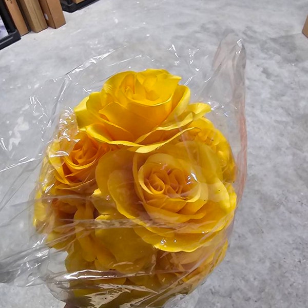 14 Gray Roses Buds, Long Stems, Bush Bouquet, Artificial Roses, Silk ...