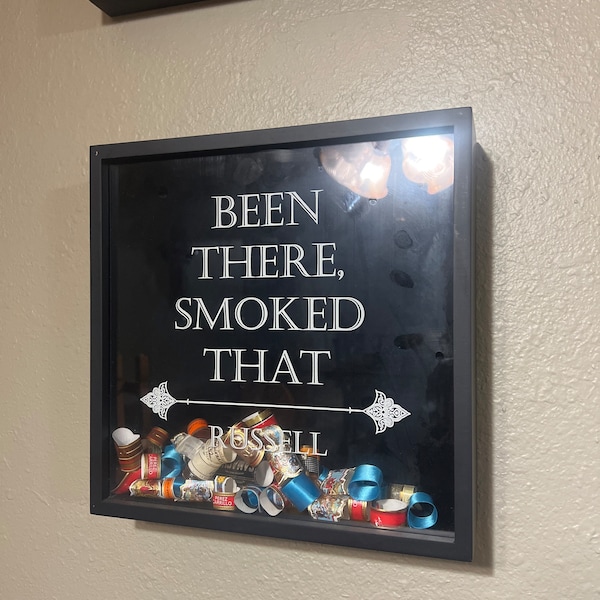 Cigar Band Custom Shadow Box, Personalized Cigar Bands, Been There ...