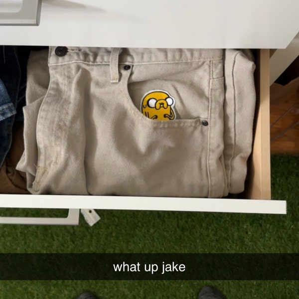 Jake the Dog - Adventure Time Iron on Patch - Etsy