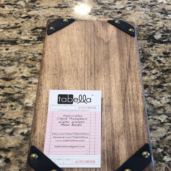 Leather Strap Menu Board - Etsy