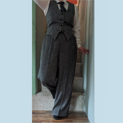 30s 20s KNICKERBOCKERS LONG Plus Fours Brown Merino Wool Swing - Etsy