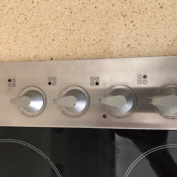 6 Ring Cooker Top Markings Decals - Double Set. UK SELLER - Overseas ...