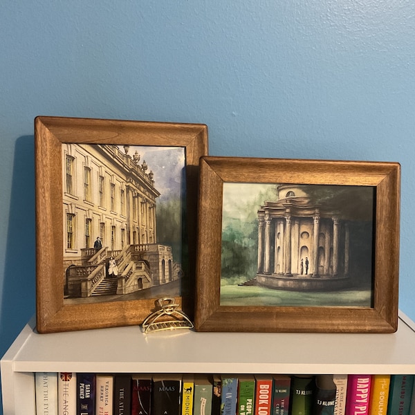 Encounter at Pemberley Watercolor Print: Pride and Prejudice, Jane ...