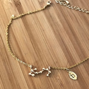 Zodiac Sign Anklet,constellation Anklet,star Anklets,leo,virgo, Libra ...