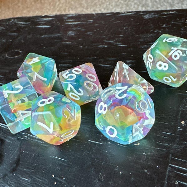 Bard Song Dnd Dice Set for Dungeons and Dragons | D20 TTRPG Polyhedral ...