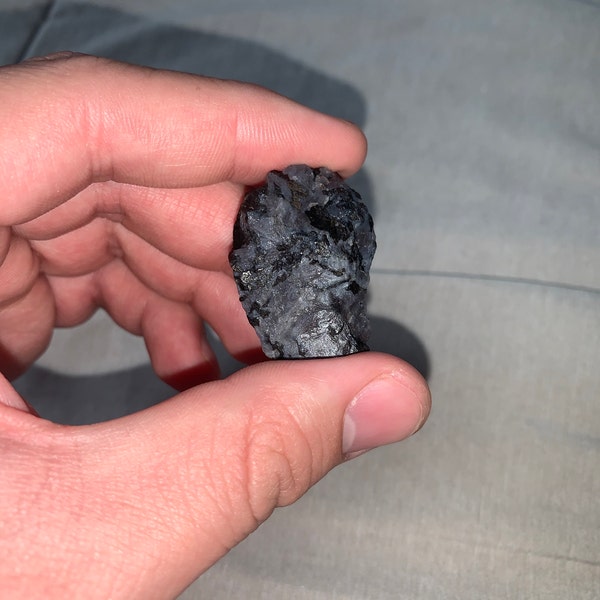 Raw Indigo Gabbro (mystic Merlinite) - Rough Mystic Merlinite Crystal ...