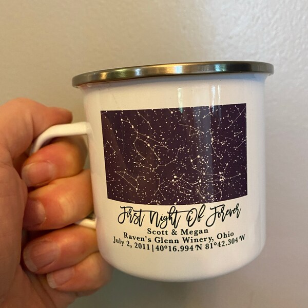 Custom Star Map Poster / Anniversary Gift / Personalized Gift / Night ...