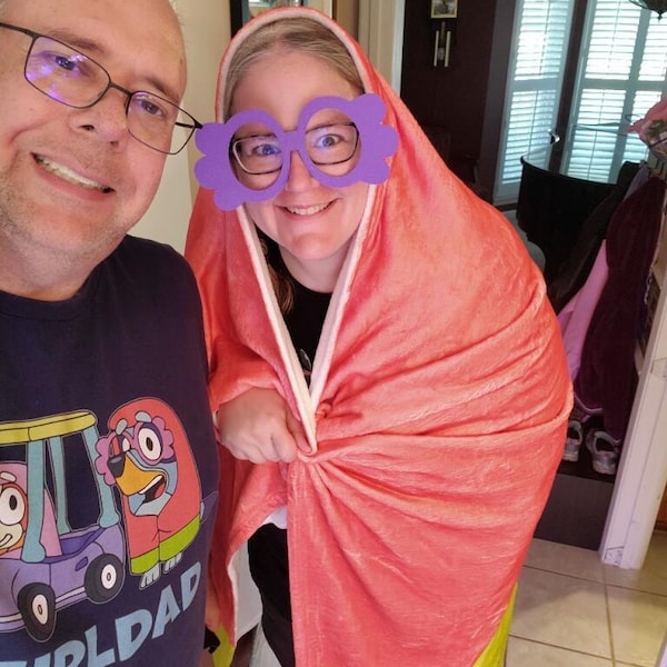 Bluey & Bingo Heeler Janet Rita Grannies Glasses Prop Costume Accessory ...