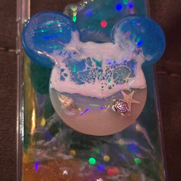 Dusty Peachy Gemstone Druzzy Holographic Agate Geode Inspired Popsocket - Etsy