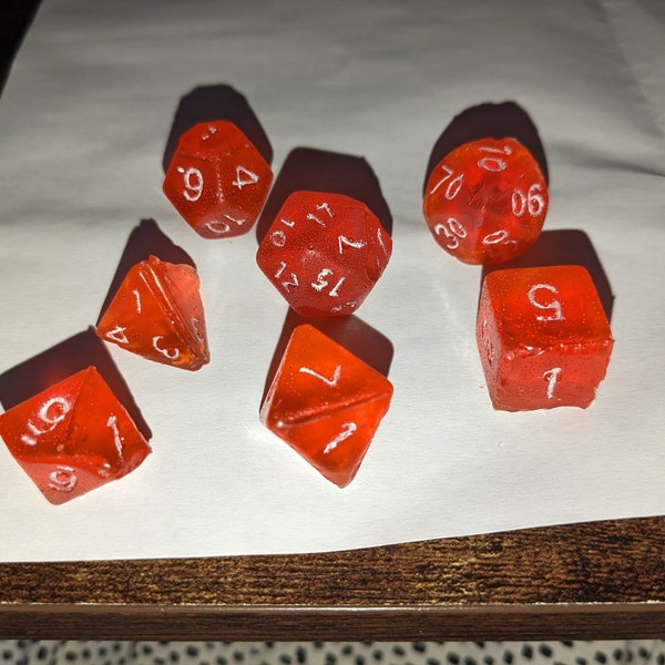 Pineapple Candy Dice, Kohakutou Gummies, Dungeons and Dragons, Roll for ...