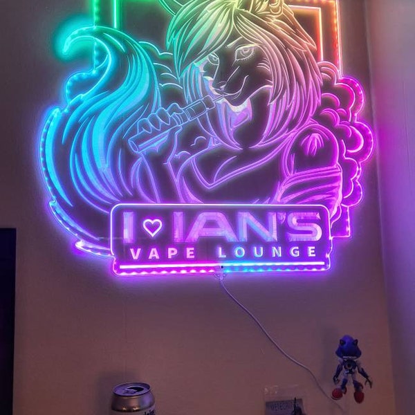 Name Personalized Computer Repair Shop Extra-large Ultra-bright LED ...