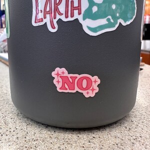 Small Pink No Mini Stickers Waterproof Waterbottle Stickers Tiny ...