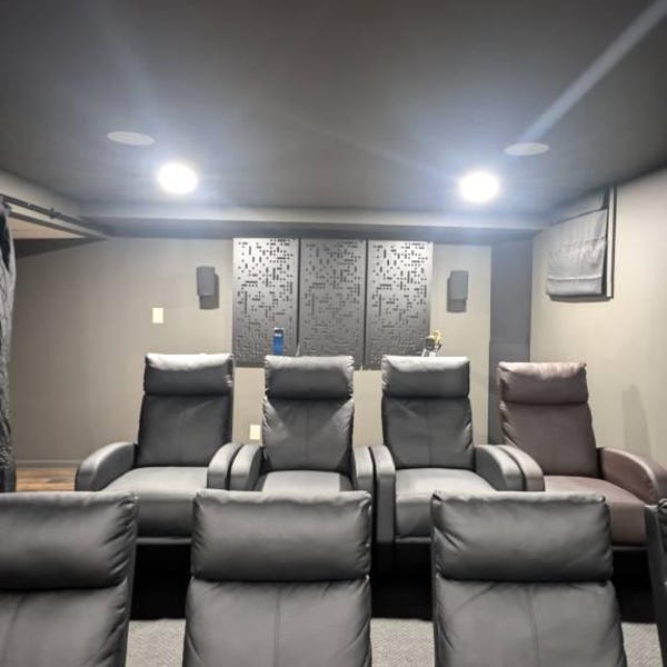 Rustic Acoustic Diffusion Panels – Sound Absorbing Diffusing – 23”x45.5 ...