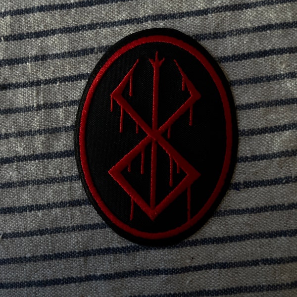 Brand of Sacrifice Emblem Logo Iron-on Embroidered Patch, Custom ...