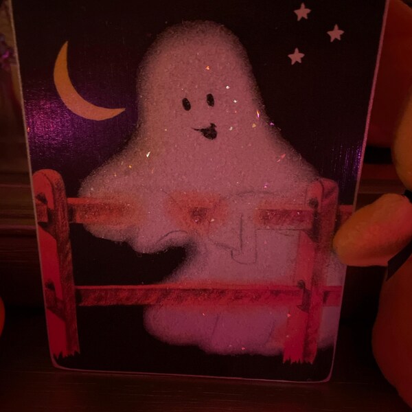 Handmade Vintage Style Halloween Ghost Dummyboard Standee - Etsy
