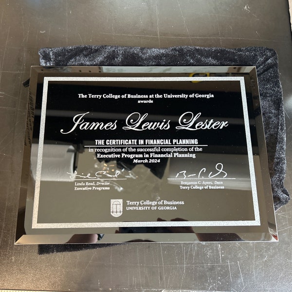 Marble Diploma Frame, Custom Degree Frame, College Graduation Gift ...