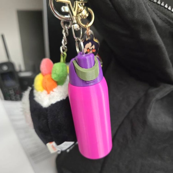 Owala Inspired Tumbler Keychain With Removable Lid Gift Holiday ...