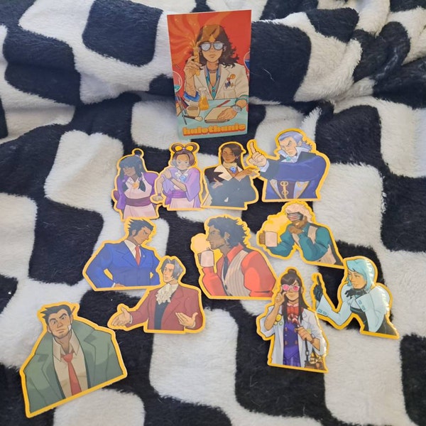 Ace Attorney Beanix / Phoenix Wright 4x6 Postcard Print - Etsy