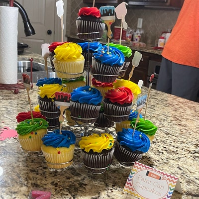 30 Large Paint Platter Confetti, Paint Splats Confetti, Paint Party ...