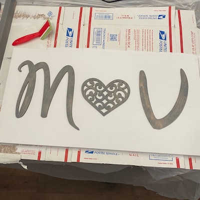 M Letter Disney Inspired Laser Cut Unfinished Wood Cutout Shapes Always ...