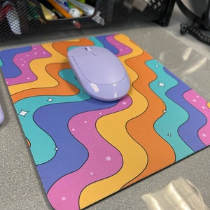 Mouse Pad Groovy Mousepad Office Decor for Women Desk Accessories ...