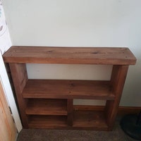 Rustic Handmade Bookcase/shelving - Etsy UK