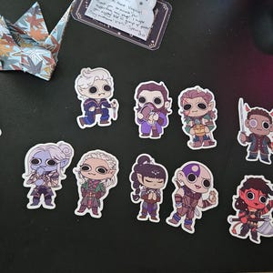 Baldur's Gate 3 Goober Character Stickers - Etsy