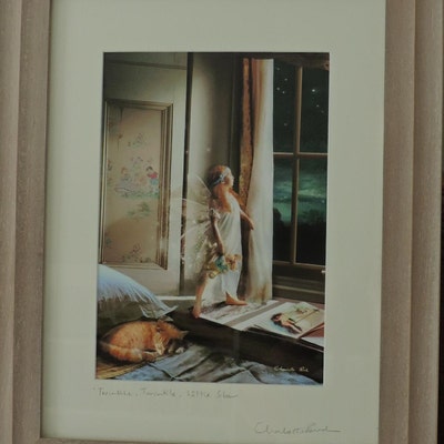 Fairy Art Print Bedtime Story Print Mounted or Unmounted Canvas on ...