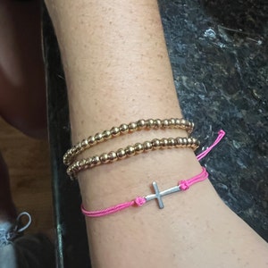Multi-string Christian Cross Bracelet Waterproof & - Etsy