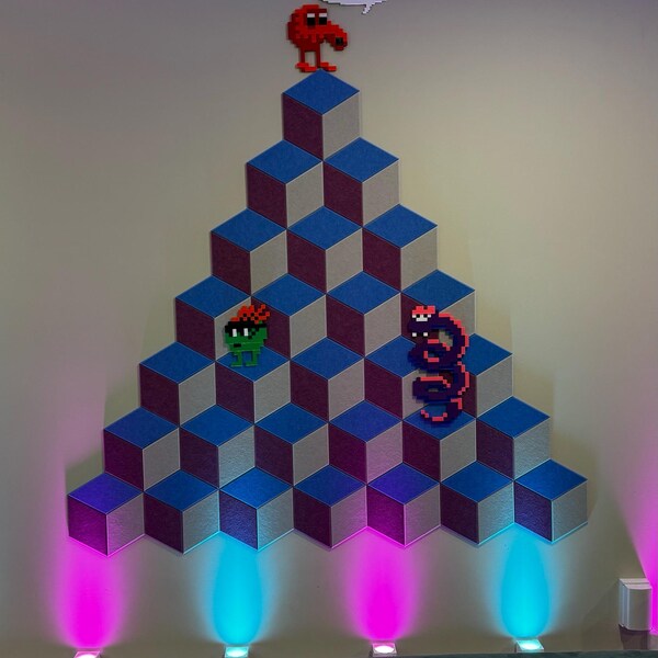 3D Printed Retro Arcade Game Characters| Wall Decor, Decoration - Etsy