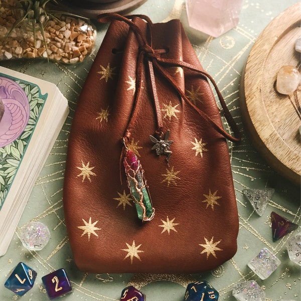 Deerskin Leather Large Game Pouch / Soft & Supple / Marble or Dice Bag ...