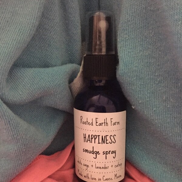 Crystal Infused Smudge Spray, Happiness Spray, Lavender Spray, Sage ...