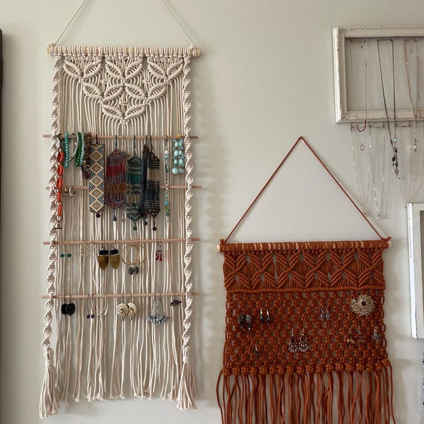 Macrame KIT, Macrame Beginner, Birthday Gift, Boho Office Decor, Make ...