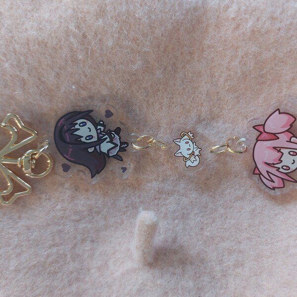 Madoka Homura Series-charms Keychain - Etsy