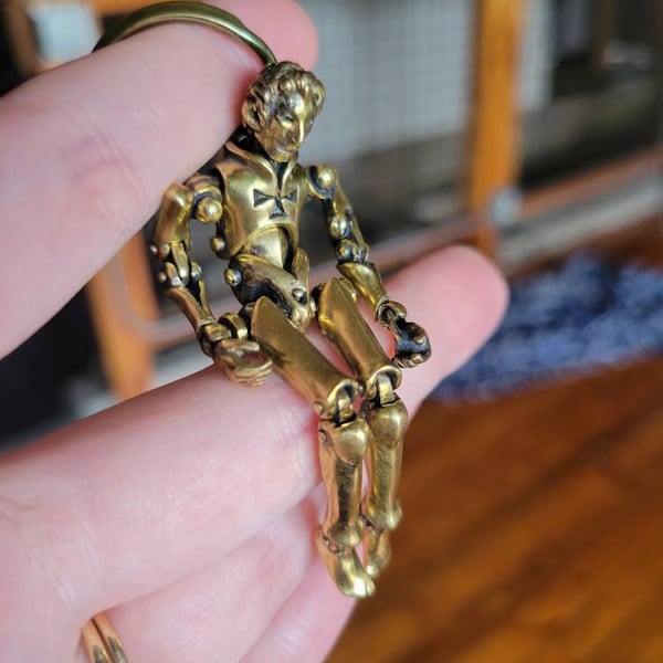 Movable Good Person Keyring Ver.1.5,movable Joints,keyholder,gift ...