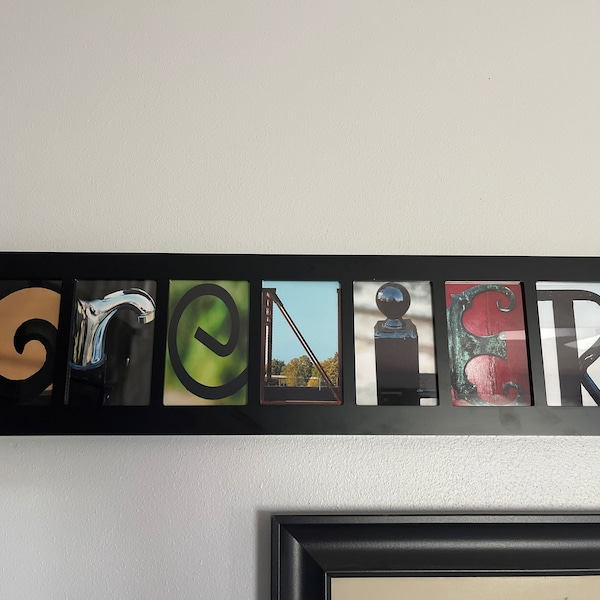 Letter Art Alphabet Photos for DIY Personalized Gifts. Create Custom ...