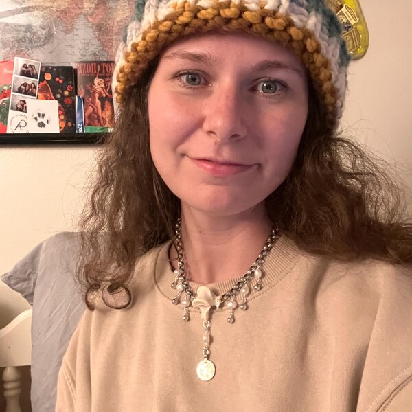 Obsidian Triple Layered Coin Necklace - Etsy