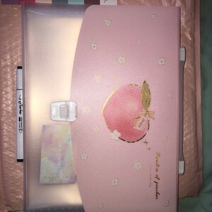 Cute Pink Peach File Folder 13 Pocket Folder Decorative Document Keeper ...