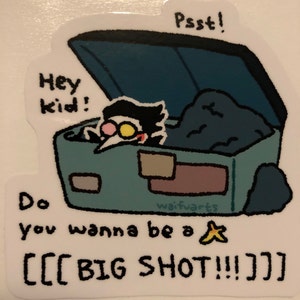 Muk: Take Out the Trash 3x3 Vinyl Sticker - Etsy