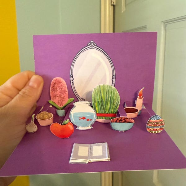 Haftseen Sticker Sheet, Nowruz Stickers, Nowruz Learning, Norooz ...