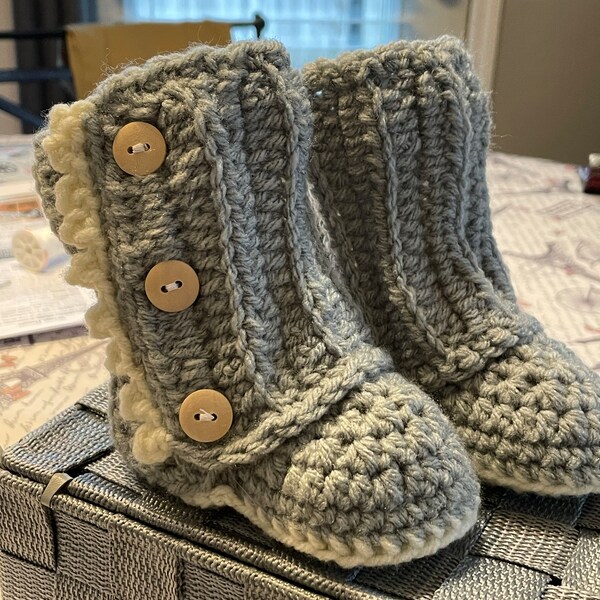 Crochet Pattern #112 Baby Wrap Boot - Instant Download - PDF L - Etsy