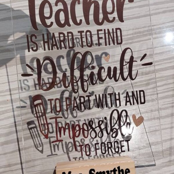A Truly Great Teacher is Hard to Find Difficult to Part With Svg ...
