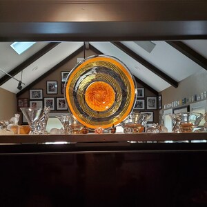 Hand Blown Glass Fluted Bowl Table Centerpiece Incalmo | Etsy