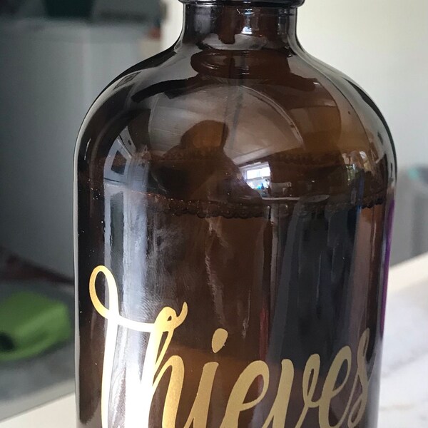 DIY Labels | Thieves Cleaner Label | Essential Oil Spray Bottle Label ...