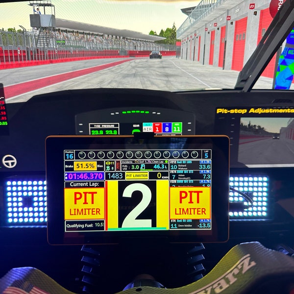 Sim Racing Pc 5 Vocore Screen Dashboard for Simhub With Usb 2.0 With a ...