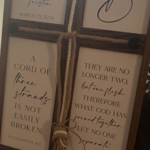 A Cord of Three Strands Unity Ceremony Braided Jute and Cotton - Etsy